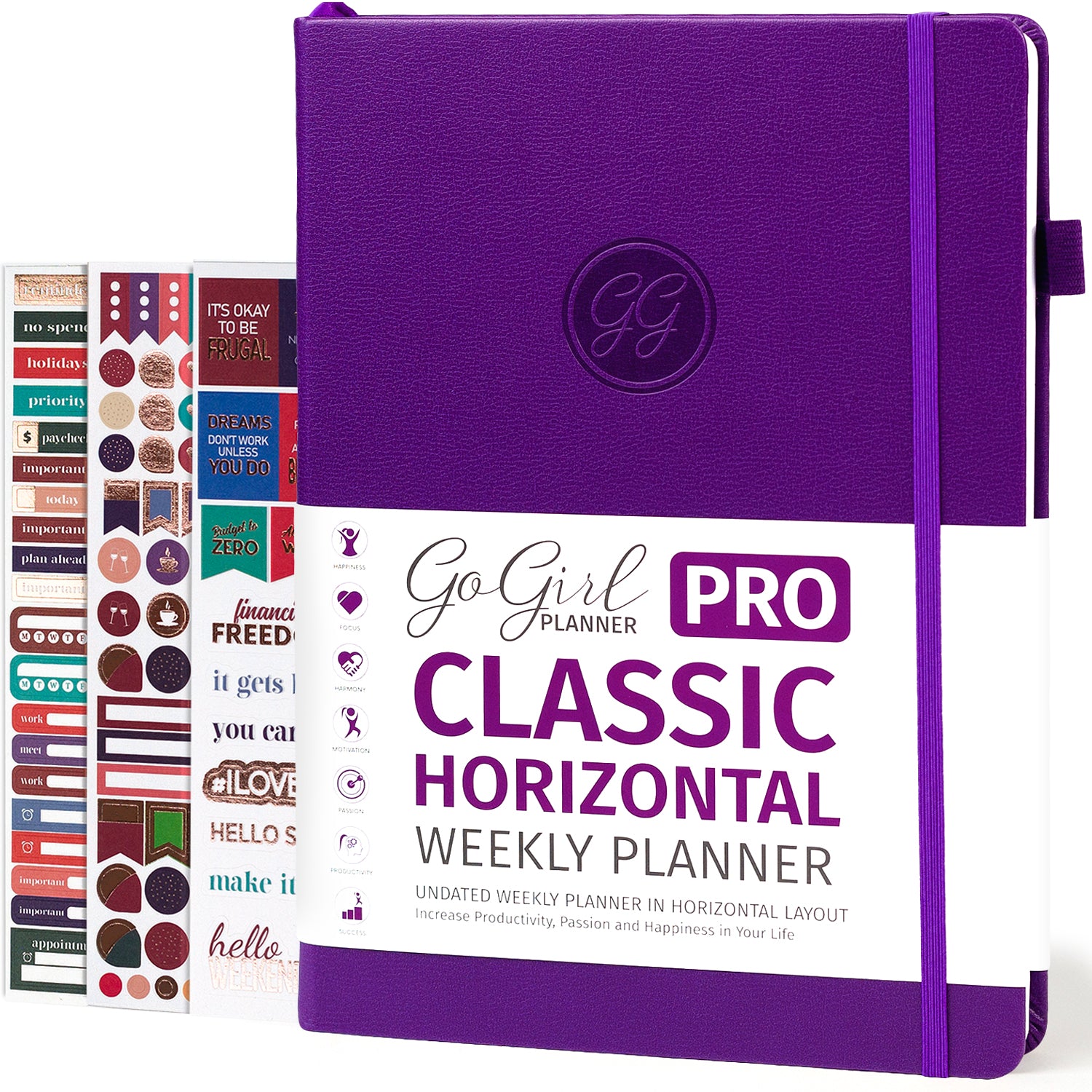 Pro Horizontal Weekly Planner – GoGirl