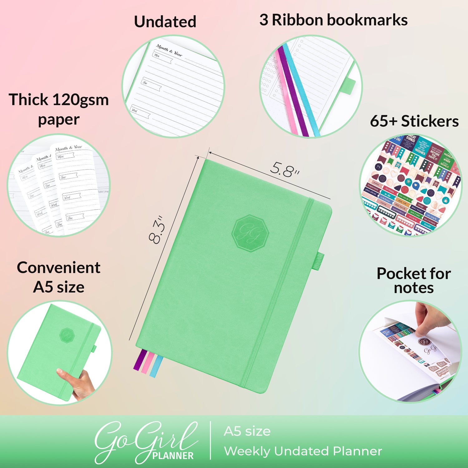 Weekly Planner, Medium – GoGirl