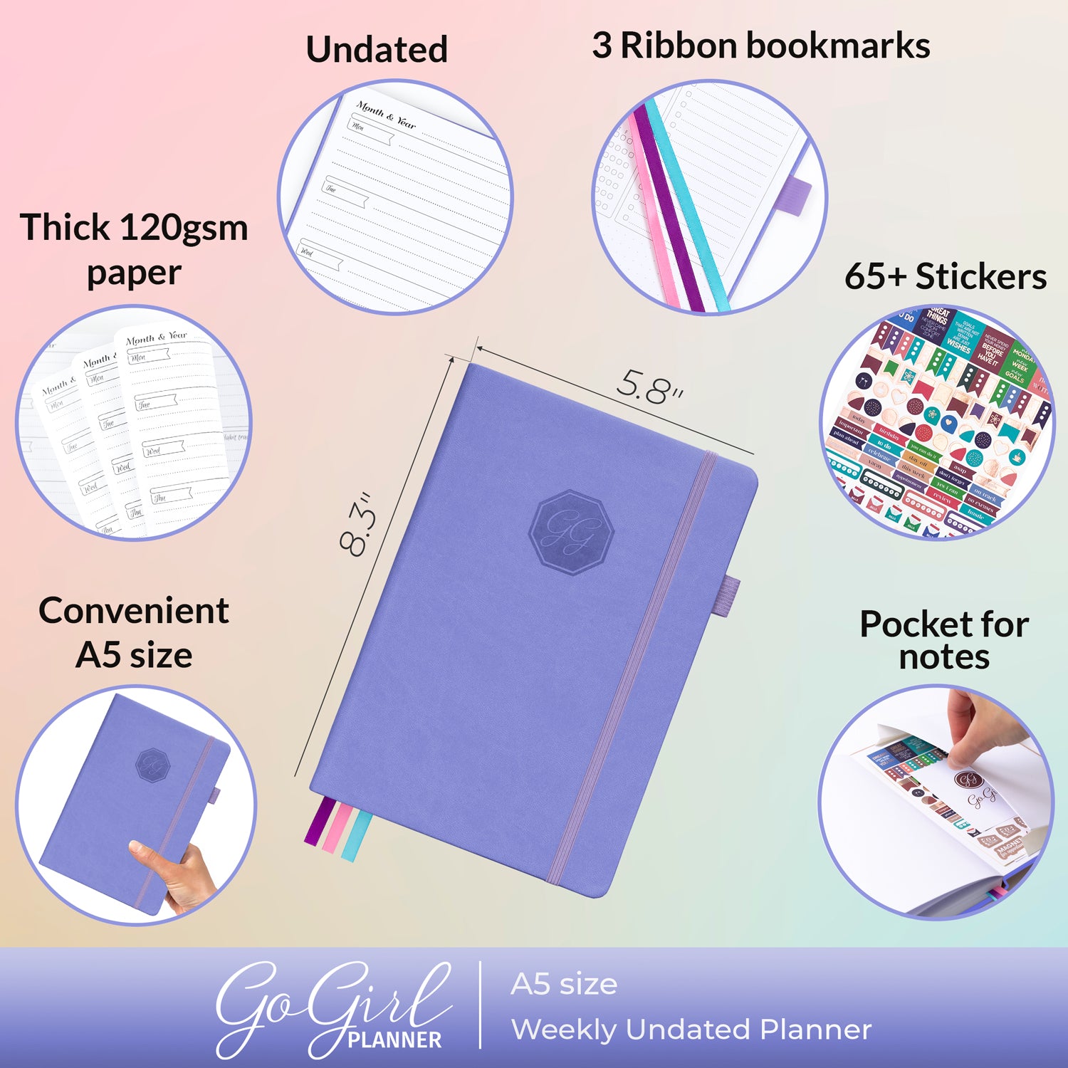 Weekly Planner, Medium – GoGirl