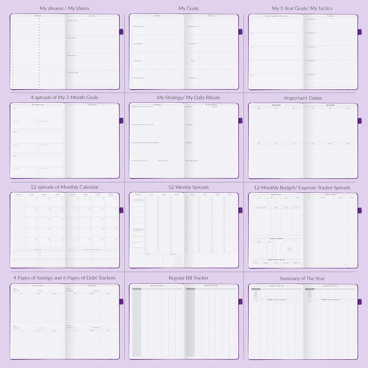 Pro Vertical Hourly Weekly Planner – GoGirl