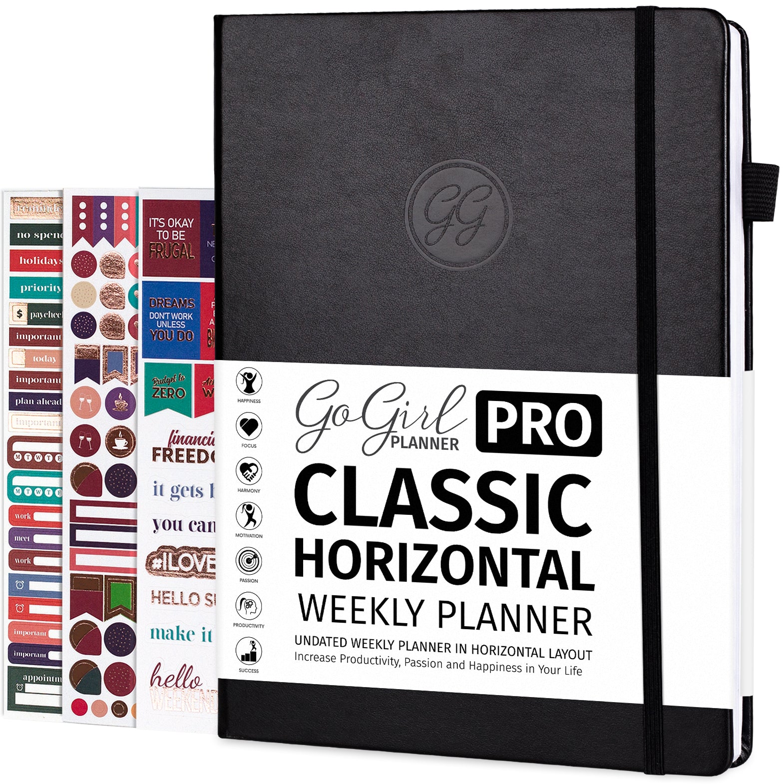 Pro Horizontal Weekly Planner – GoGirl