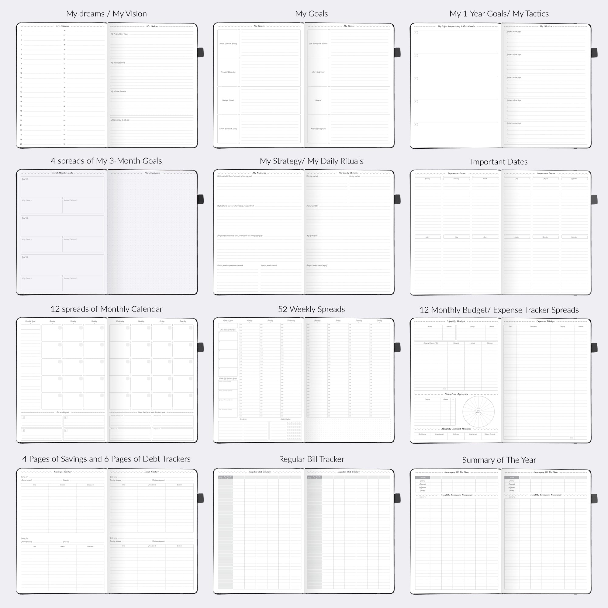 Pro Vertical Hourly Weekly Planner – GoGirl
