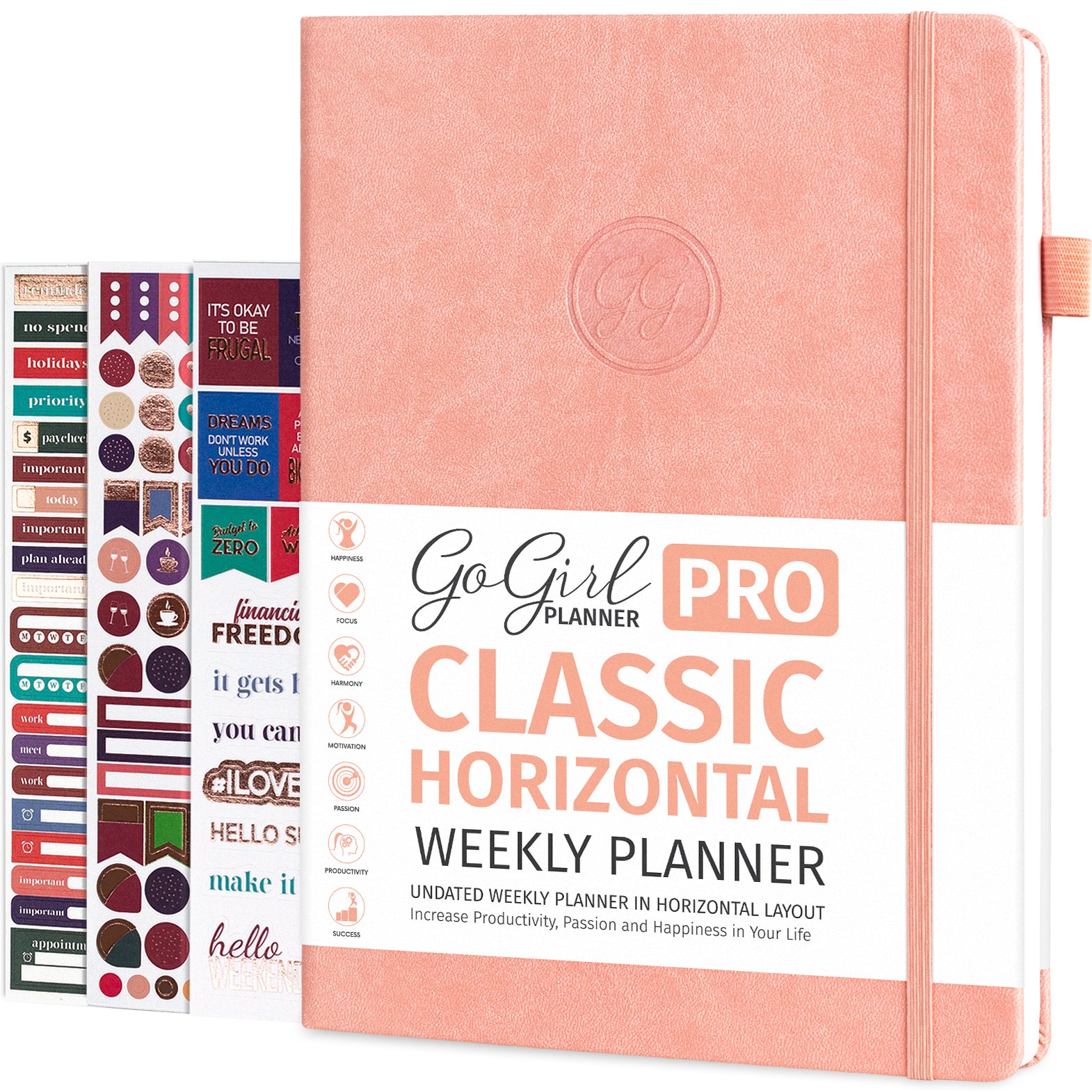 Pro Horizontal Weekly Planner – GoGirl