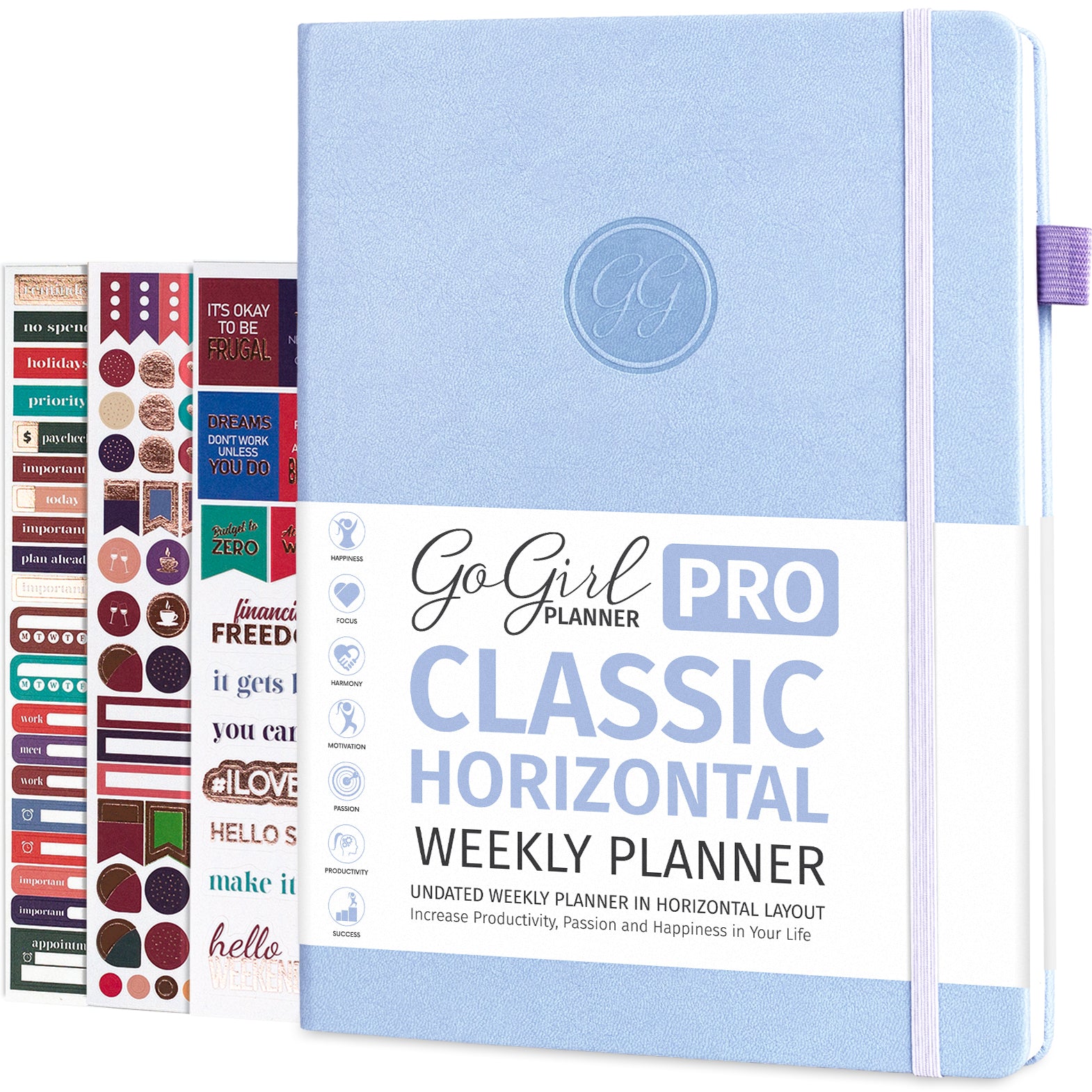 Pro Horizontal Weekly Planner – GoGirl